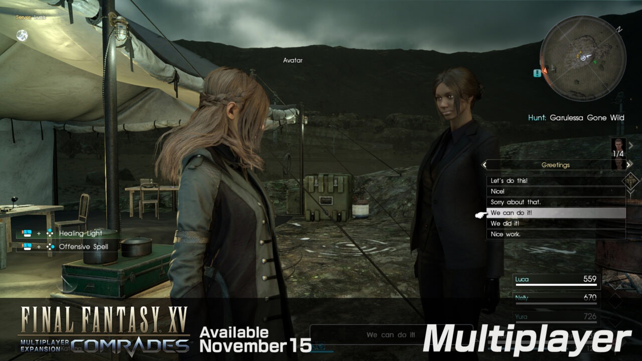 Final Fantasy XV Multiplayer Expansion: Comrades now available - Gematsu