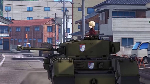 Girls und Panzer: Dream Tank Match St. Gloriana Girls High School tanks ...