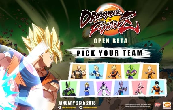 Dragon Ball FighterZ open beta roster announced - Gematsu