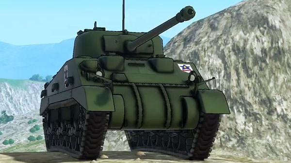 Girls und Panzer: Dream Tank Match Saunders Girls High School tanks ...