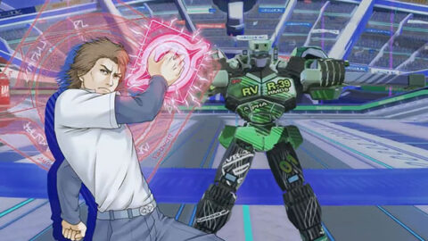 A Certain Magical Virtual-On Acqua of the Back and Apharmd B character ...