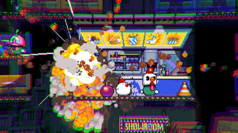 Explosive platformer Bomb Chicken announced for Switch, PC - Gematsu