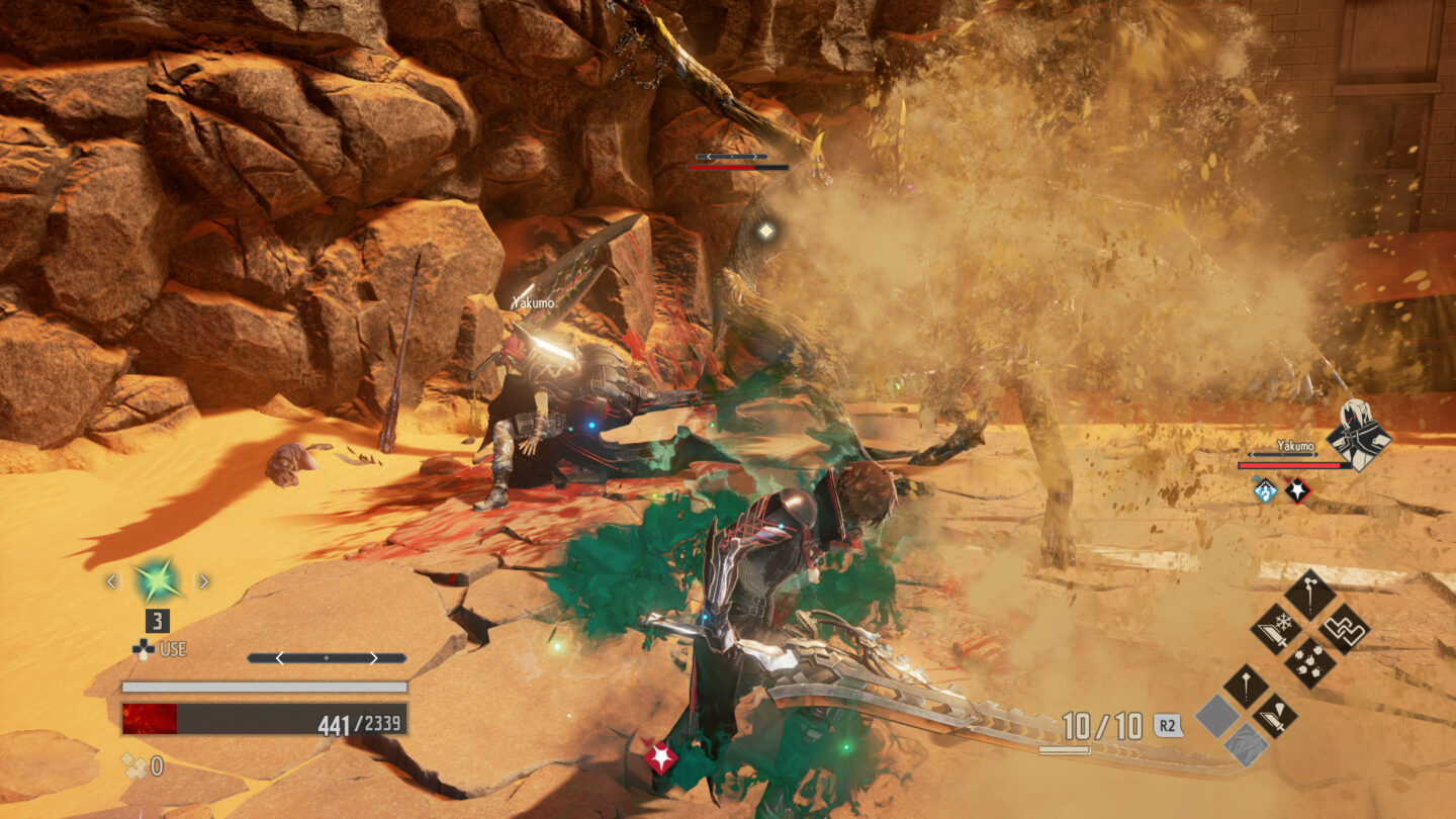 Code Vein details more on Jack and Eva, sand area, and bayonet and axe ...