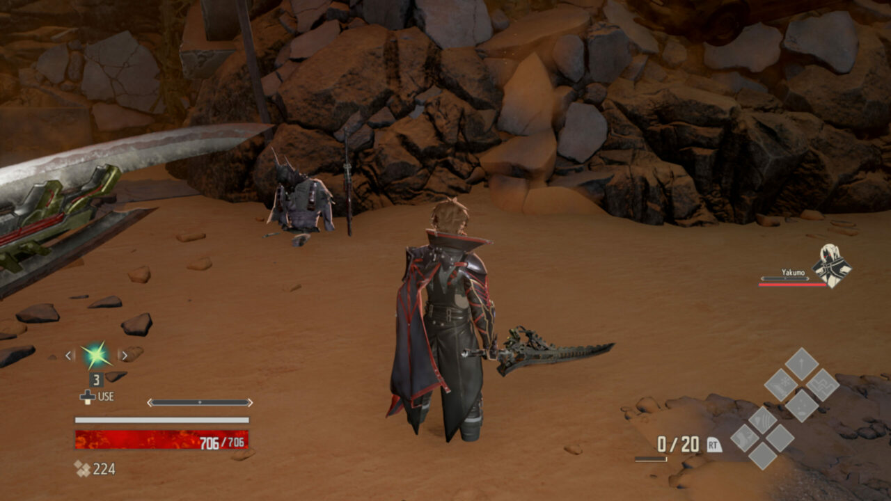 Code Vein details more on Jack and Eva, sand area, and bayonet and axe ...