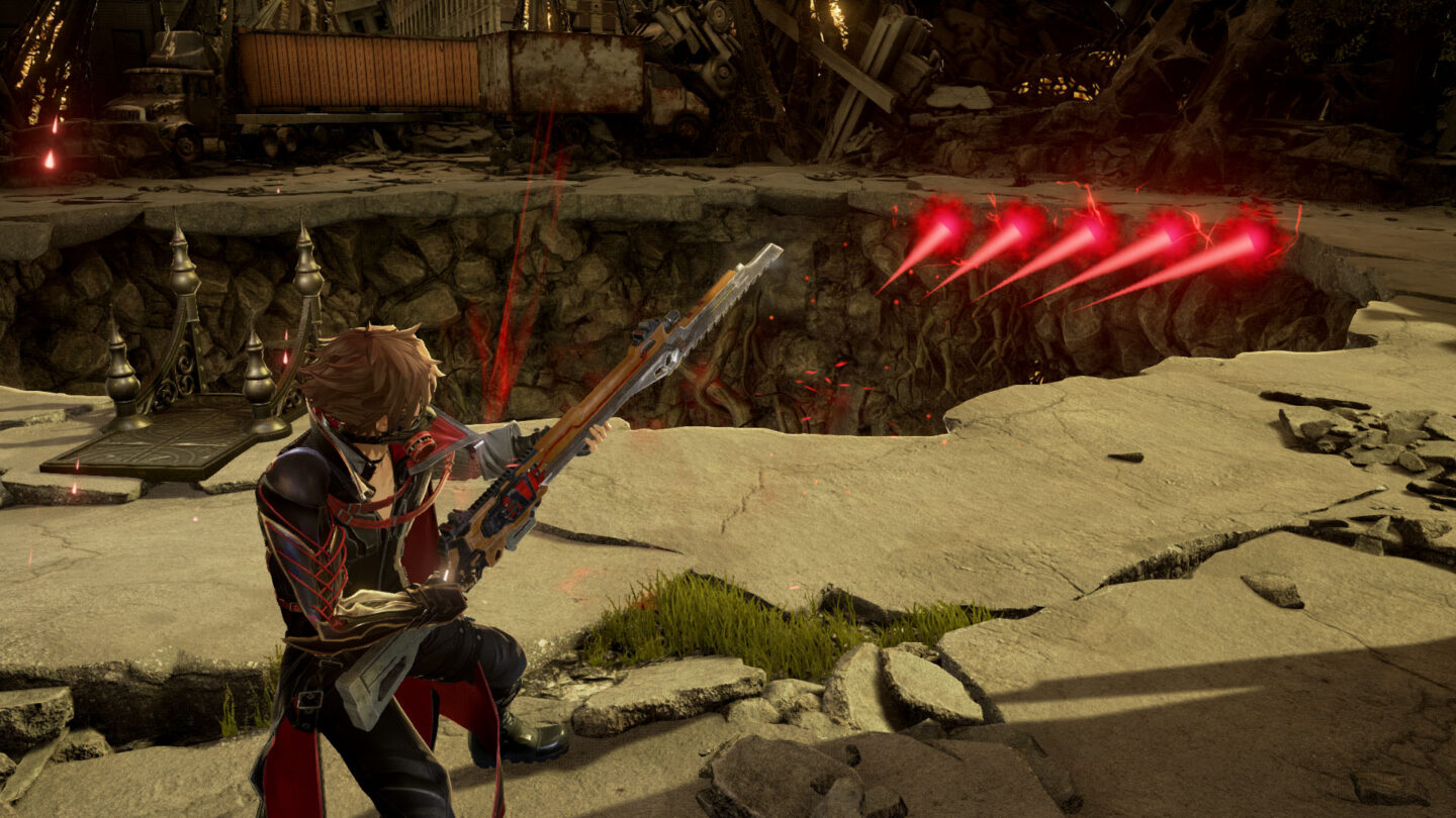 Code Vein details more on Jack and Eva, sand area, and bayonet and axe ...
