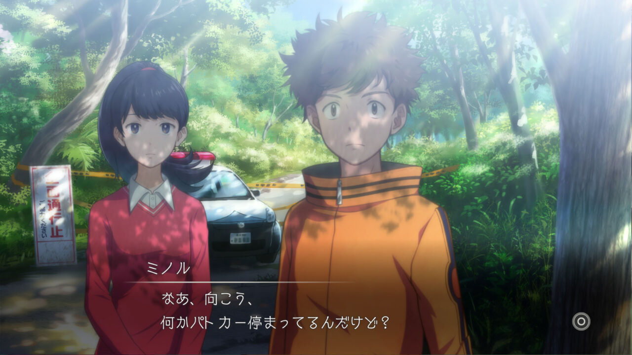 Digimon Survive details story, Takuma and Agumon, Aoi and Labramon, and ...