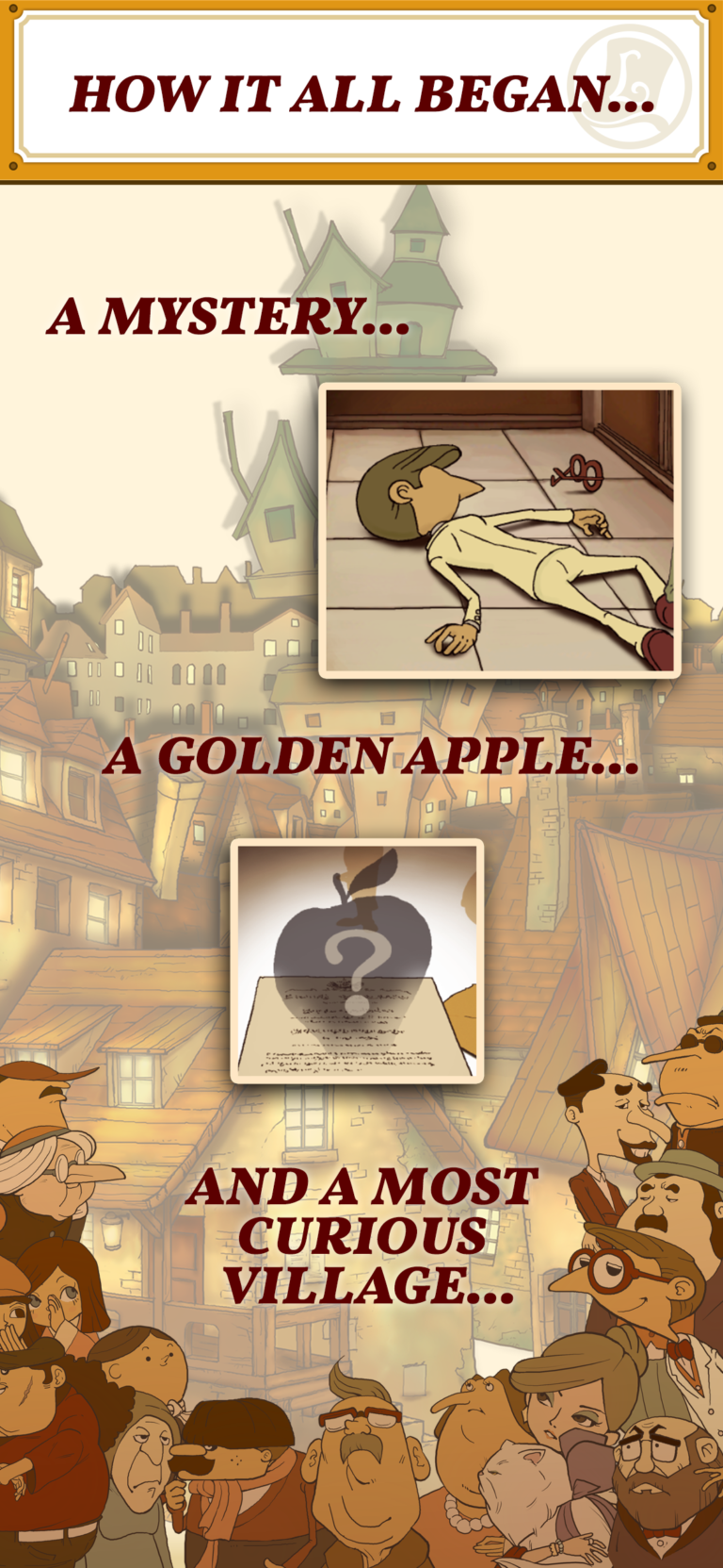 Professor Layton and the Curious Village HD for Mobile now available in ...