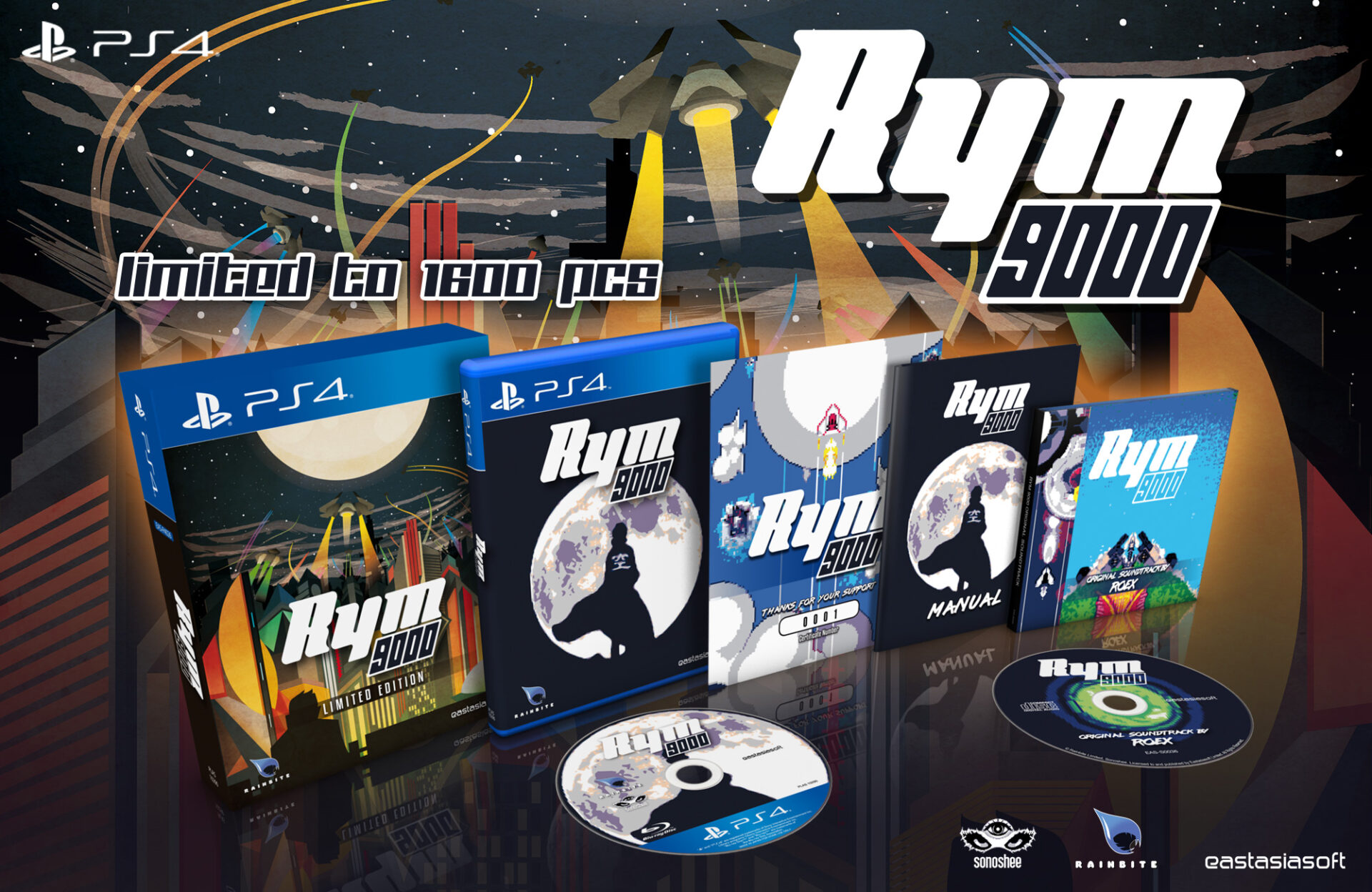 Shoot ’em up Rym 9000 coming to PS4 alongside limited run physical ...