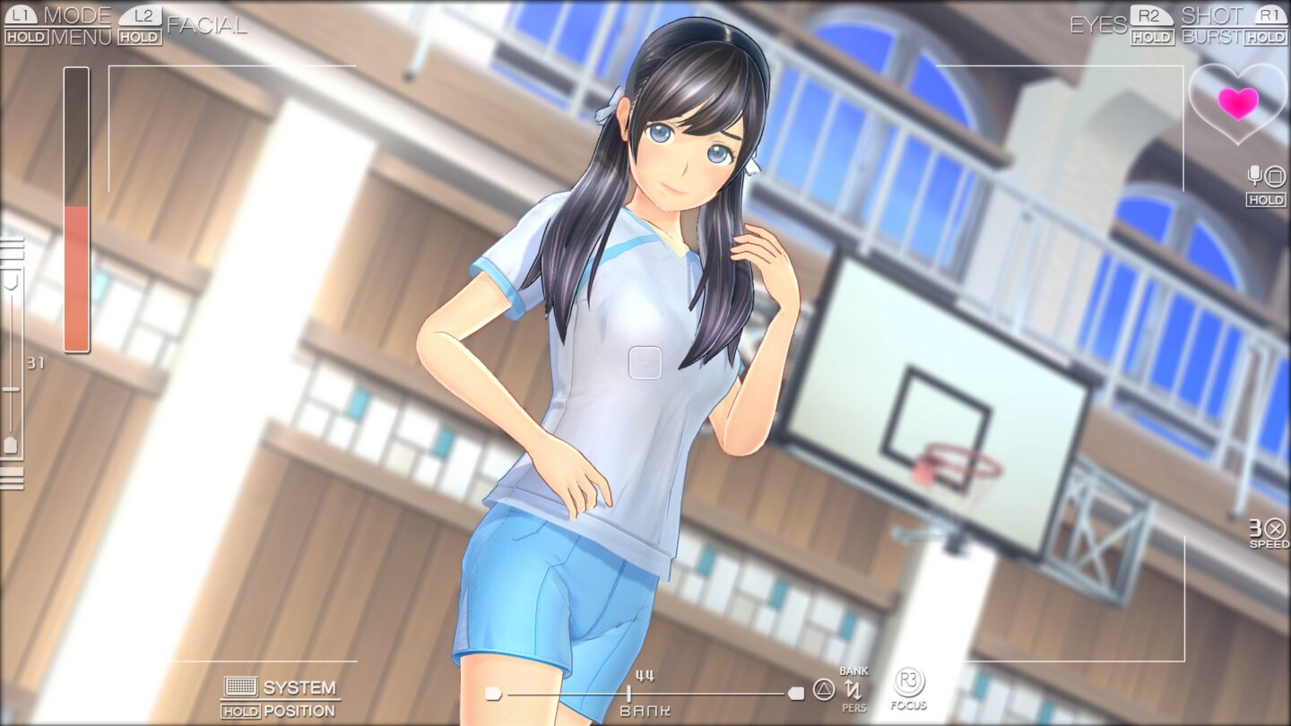 LoveR gym and pool photo session screenshots - Gematsu