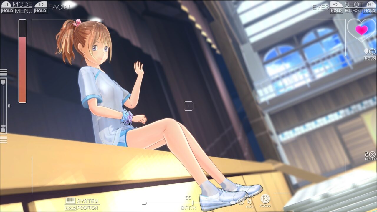 LoveR gym and pool photo session screenshots - Gematsu
