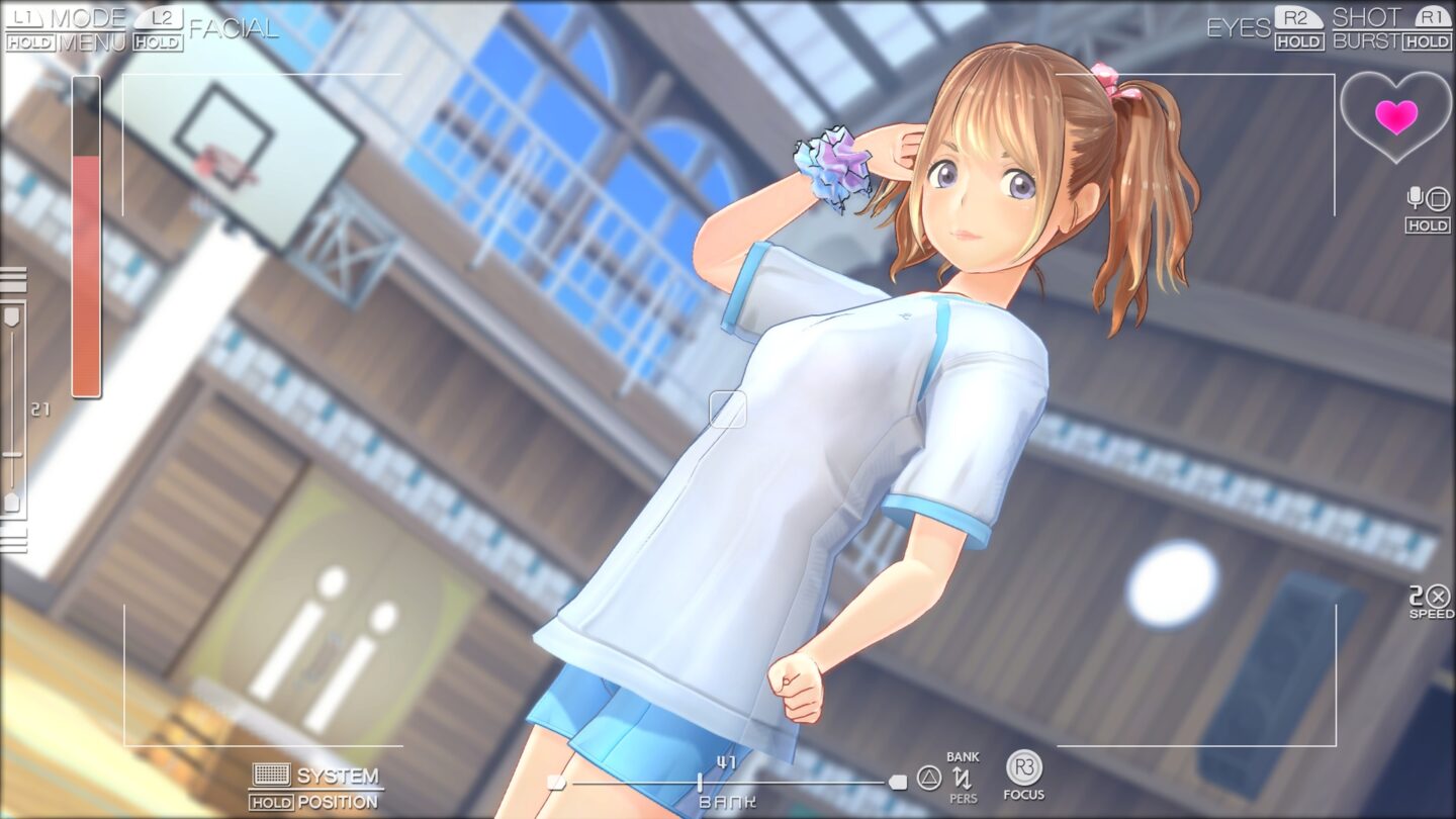 LoveR gym and pool photo session screenshots - Gematsu