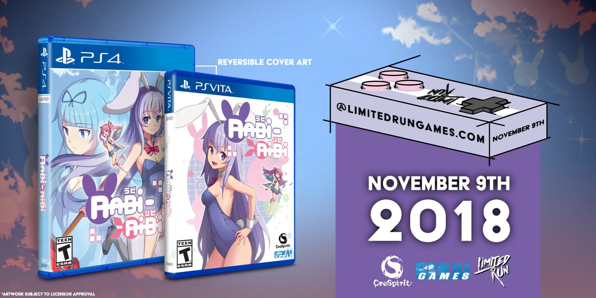 Rabi-Ribi PS4 and PS Vita limited run physical edition announced - Gematsu