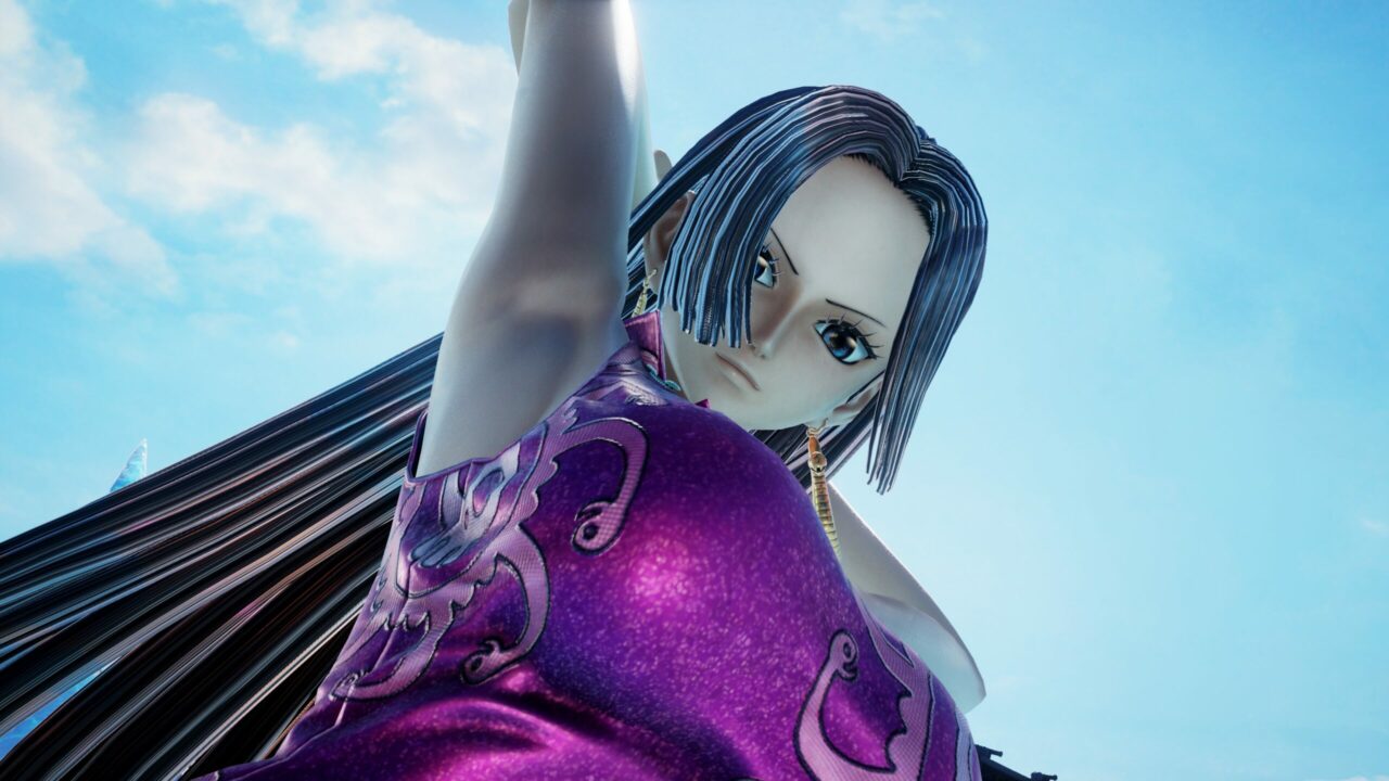 Jump Force Boa Hancock, Trunks, and Renji Abarai screenshots - Gematsu