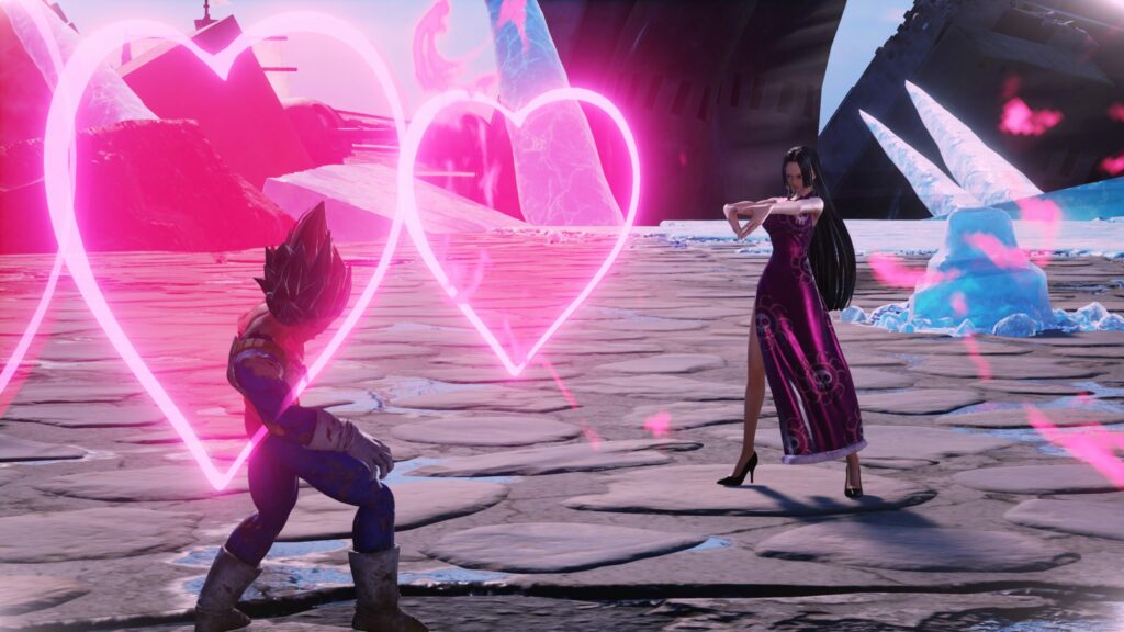 Jump Force Boa Hancock, Trunks, and Renji Abarai screenshots - Gematsu