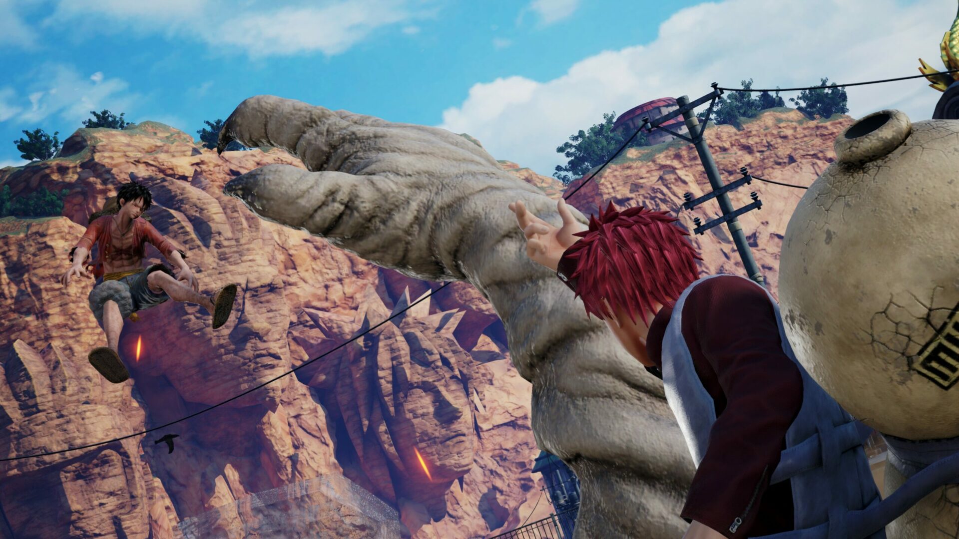 Jump Force screenshots: Gaara, Kaguya, Kakashi, Galena, Kane, and more ...