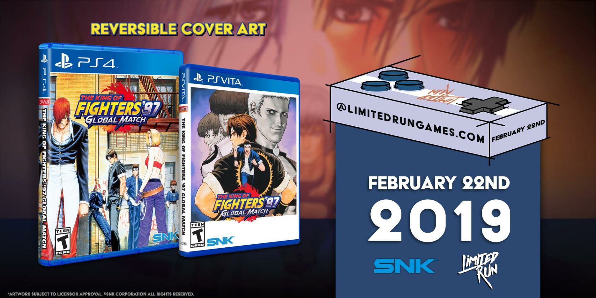 The King of Fighters ’97 Global Match PS4 and PS Vita limited run physical edition announced ...