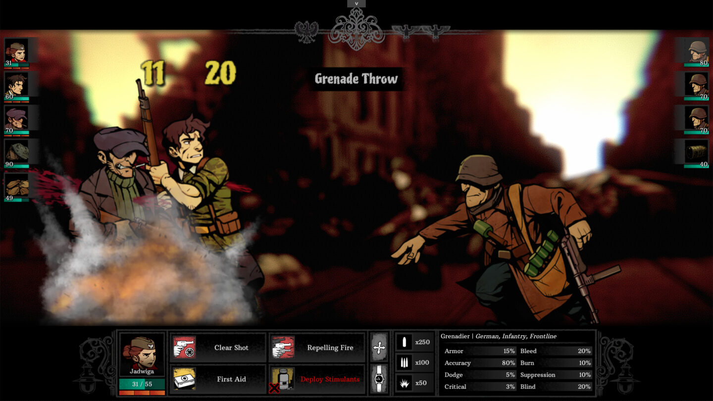 World War II-set turn-based tactical RPG Warsaw announced for PS4 ...