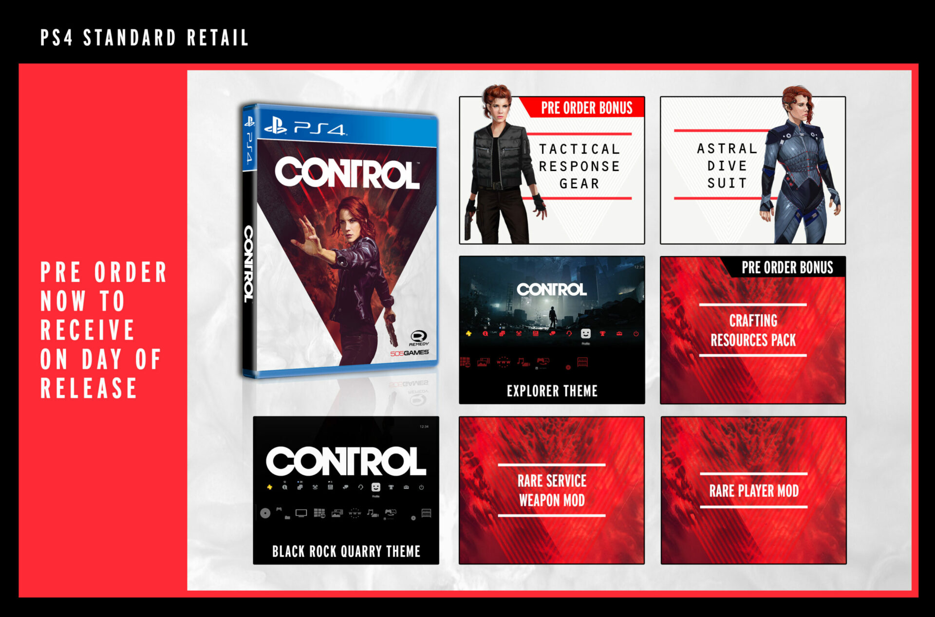 Control details pre-order bonuses, Expansion Pass - Gematsu