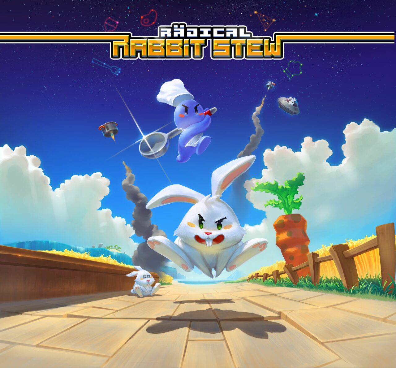 Action arcade game Radical Rabbit Stew announced for PS4, Xbox One ...