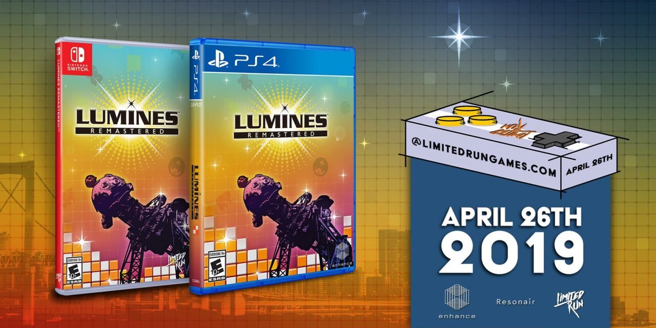 Lumines Remastered PS4 and Switch limited run physical edition ...