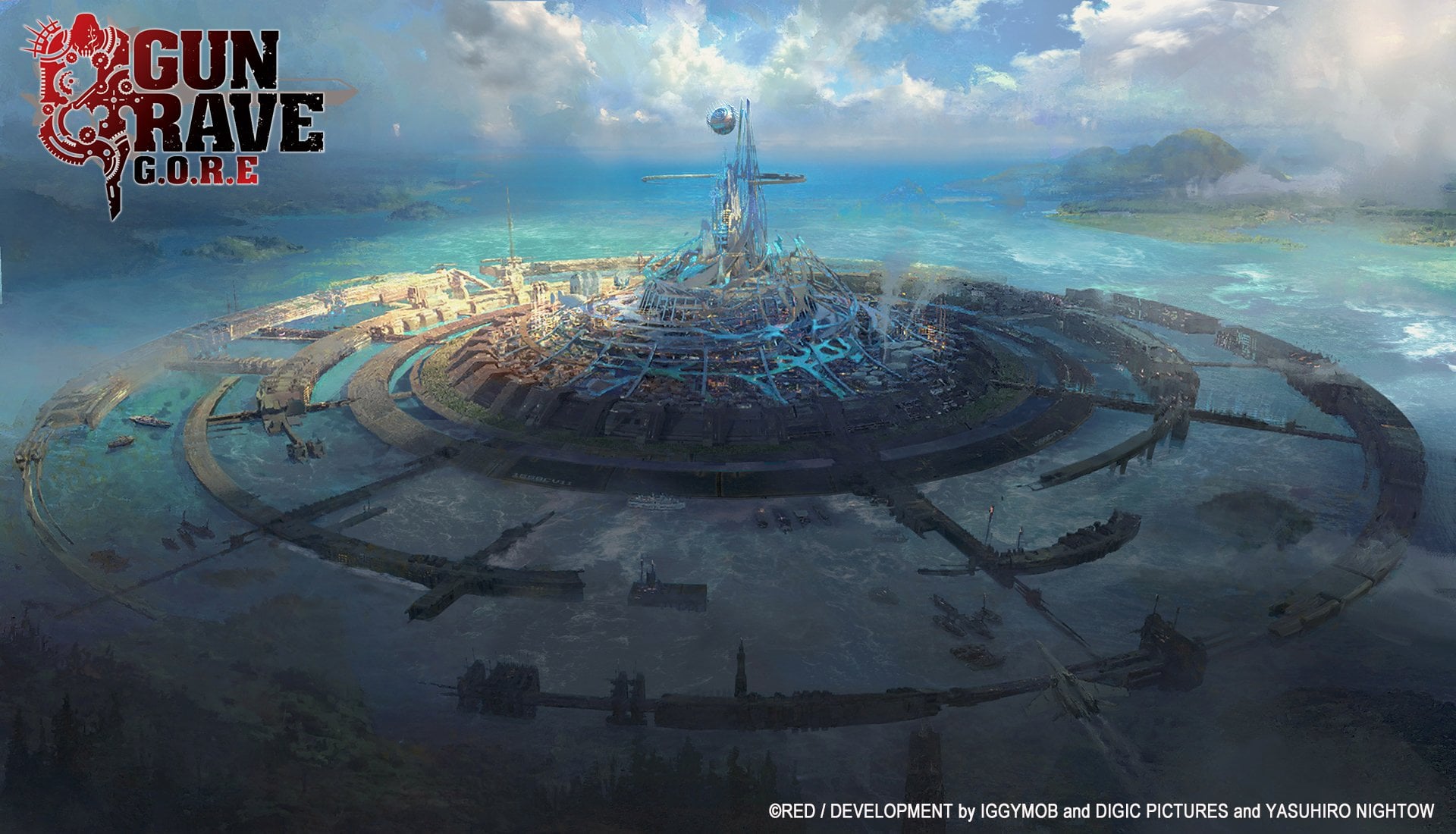 Gungrave G.O.R.E ‘Scumland’ concept artwork - Gematsu