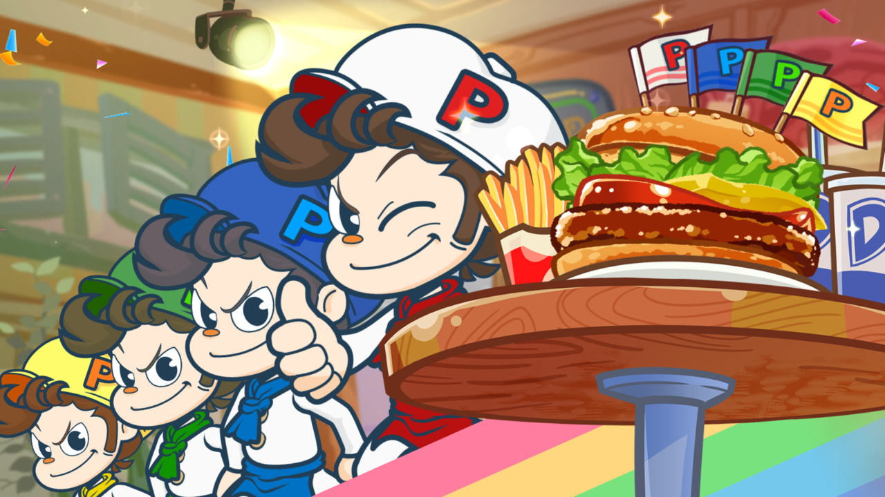 BurgerTime Party! details four-player multiplayer, stage gimmicks, and ...