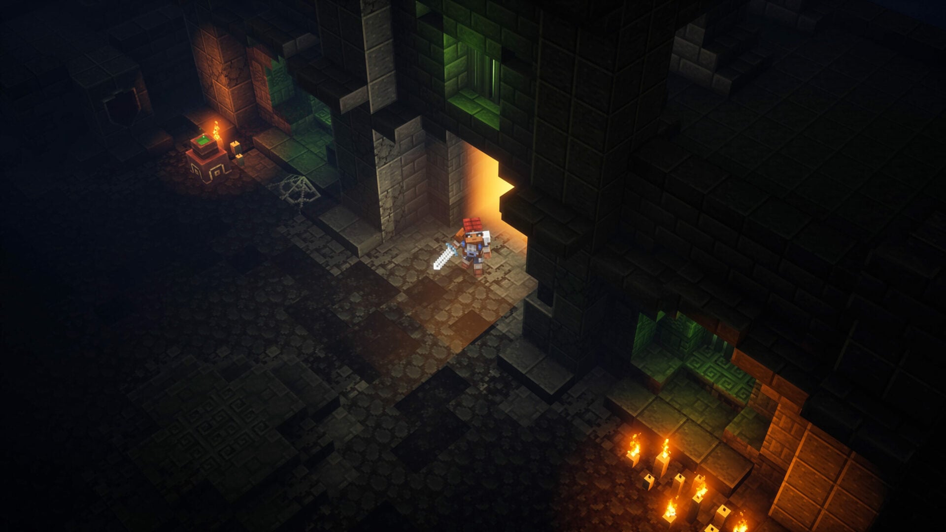 Minecraft Dungeons launches spring 2020 - Gematsu