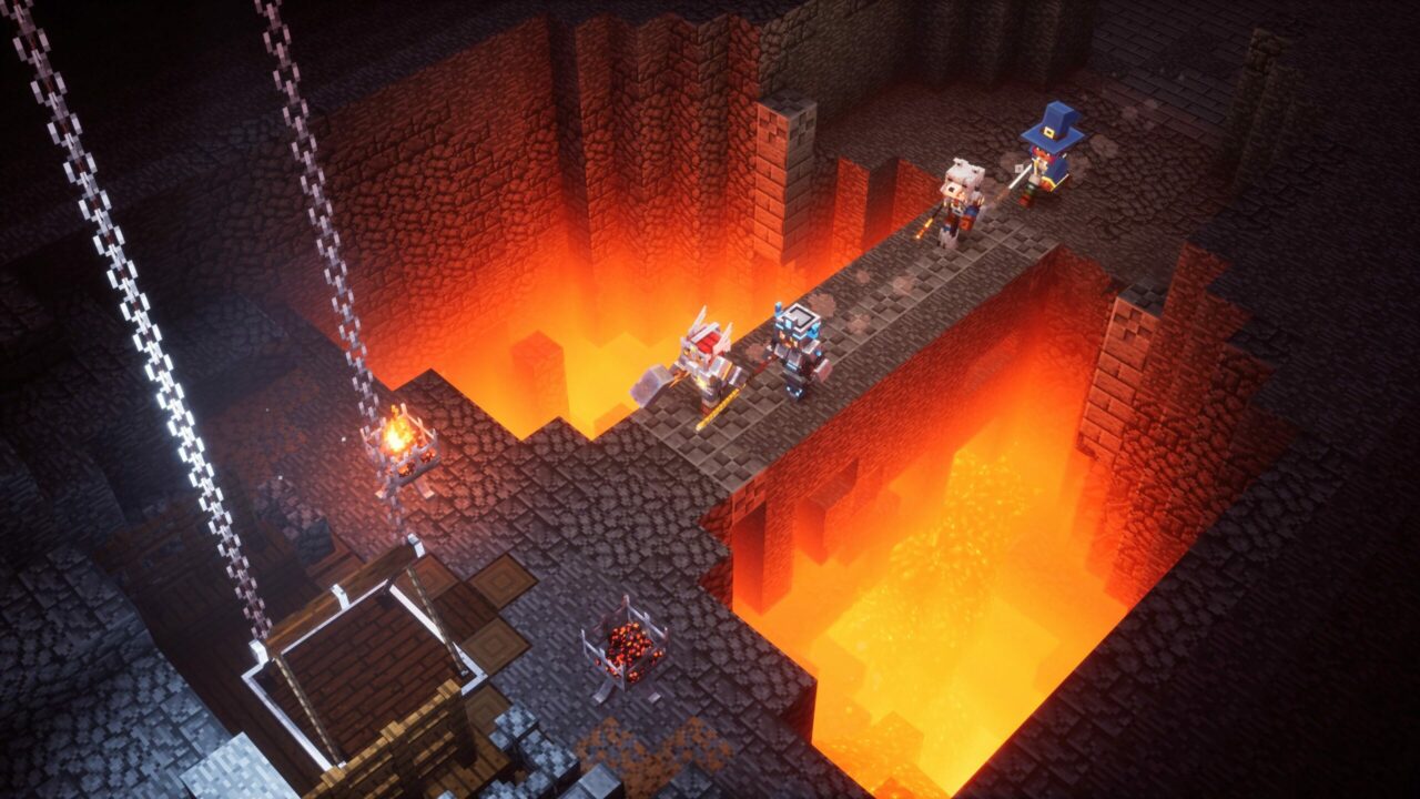 Minecraft Dungeons launches spring 2020 - Gematsu