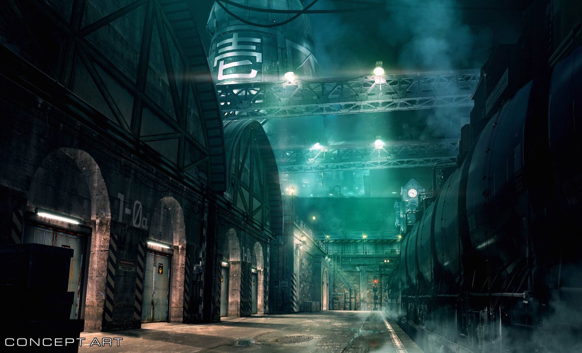 Final Fantasy VII Remake ‘Midgar Sector 1’ concept artwork - Gematsu