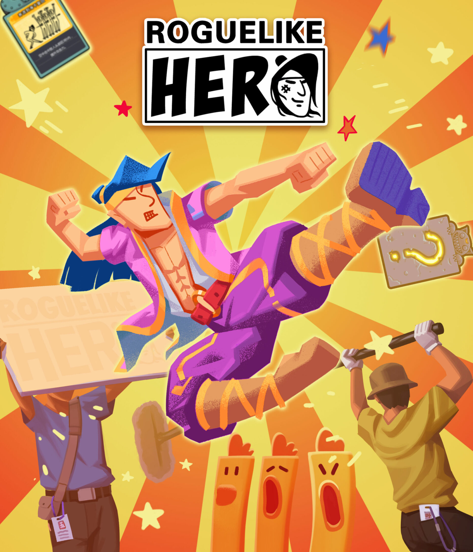 Comedy action game Roguelike Hero announced for PS4, Switch, and PC ...
