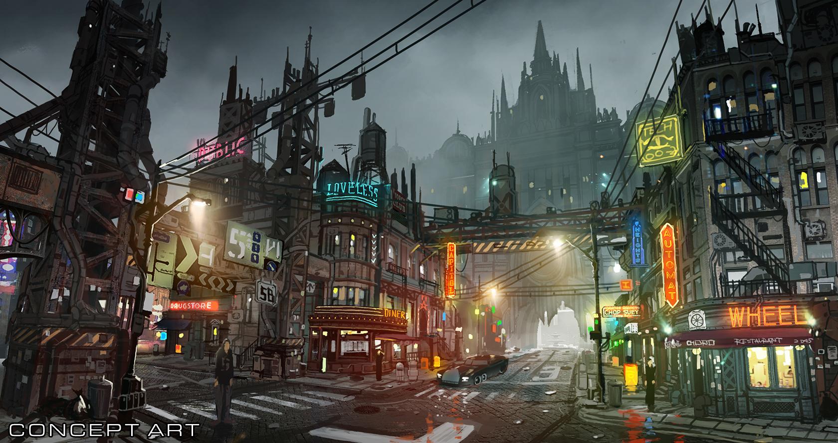 Final Fantasy VII Remake ‘Sector 8’ concept artwork - Gematsu
