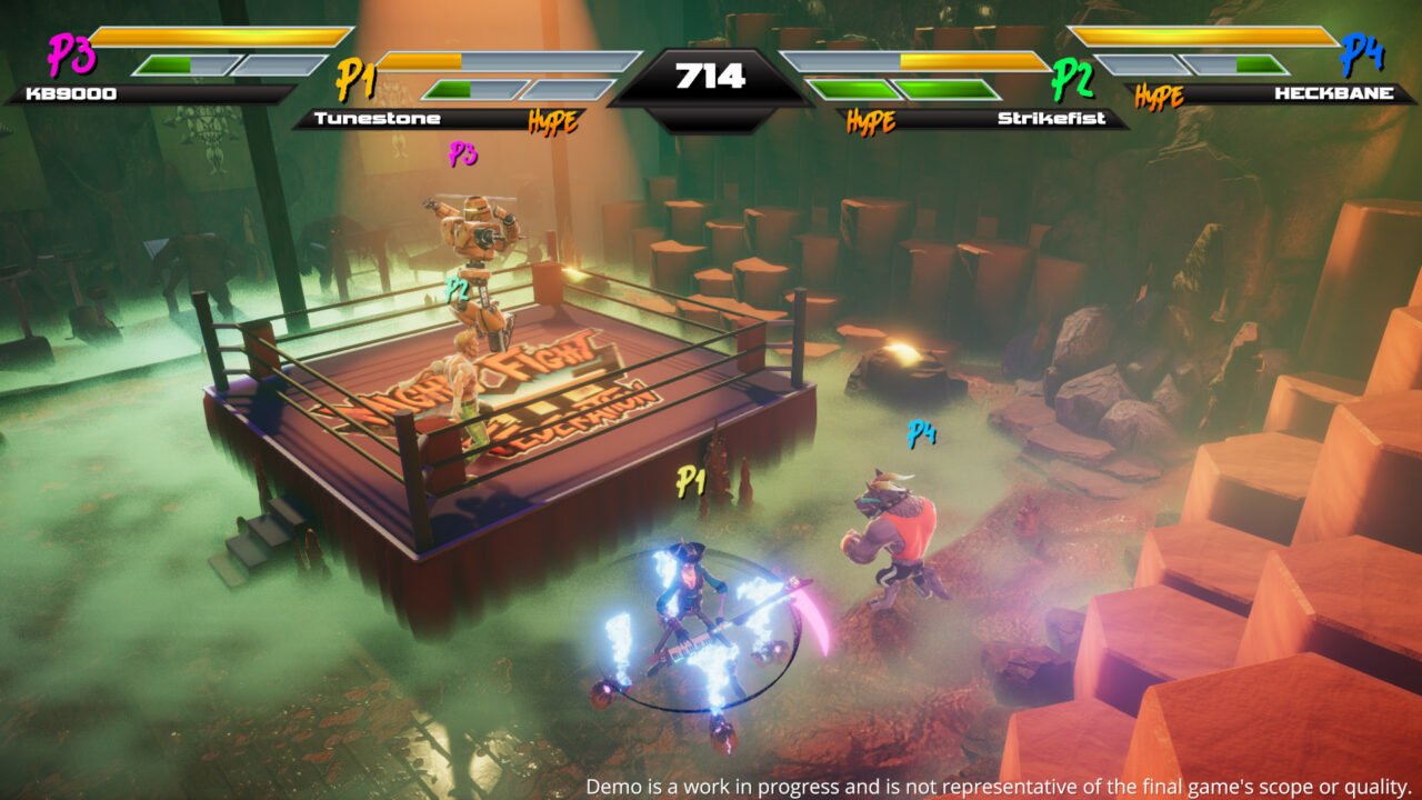 Multiplayer arena fighting game Mighty Fight Federation announced for ...