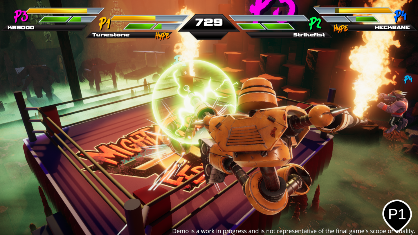 Multiplayer arena fighting game Mighty Fight Federation announced for ...
