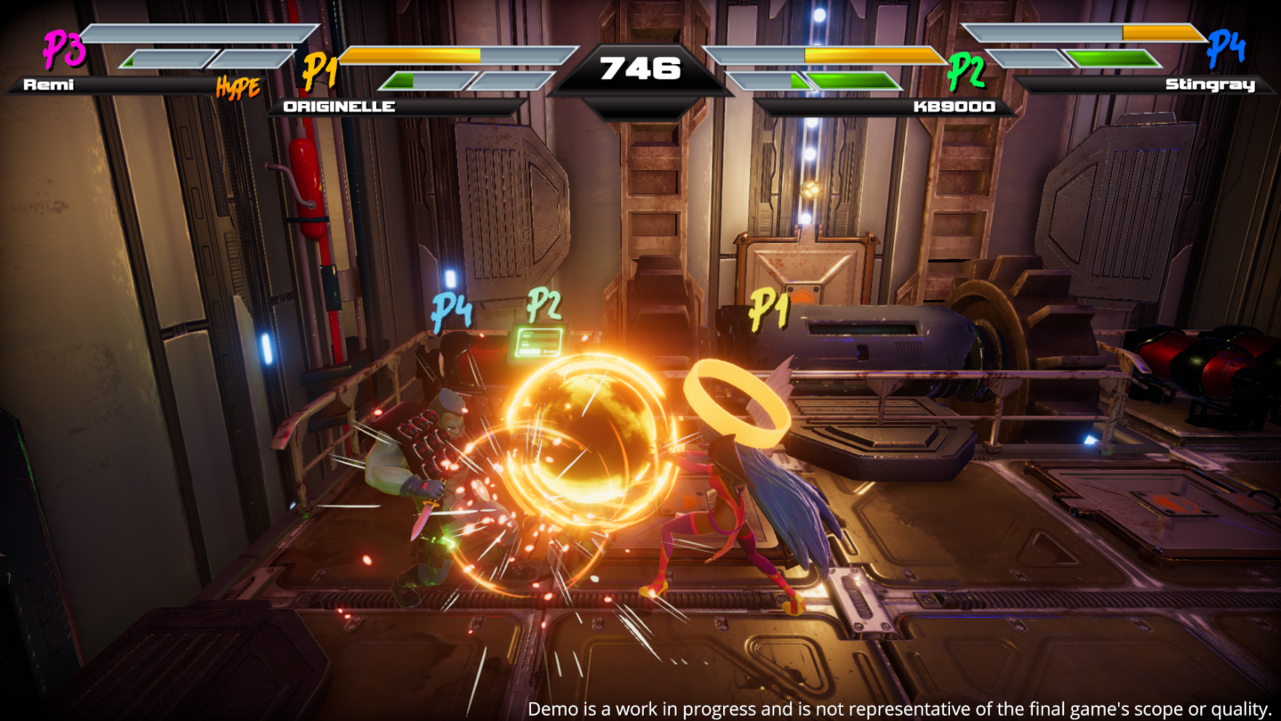 Multiplayer arena fighting game Mighty Fight Federation announced for ...