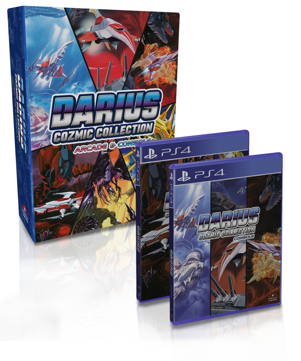 Darius Cozmic Collection PS4 and Switch limited print physical editions ...