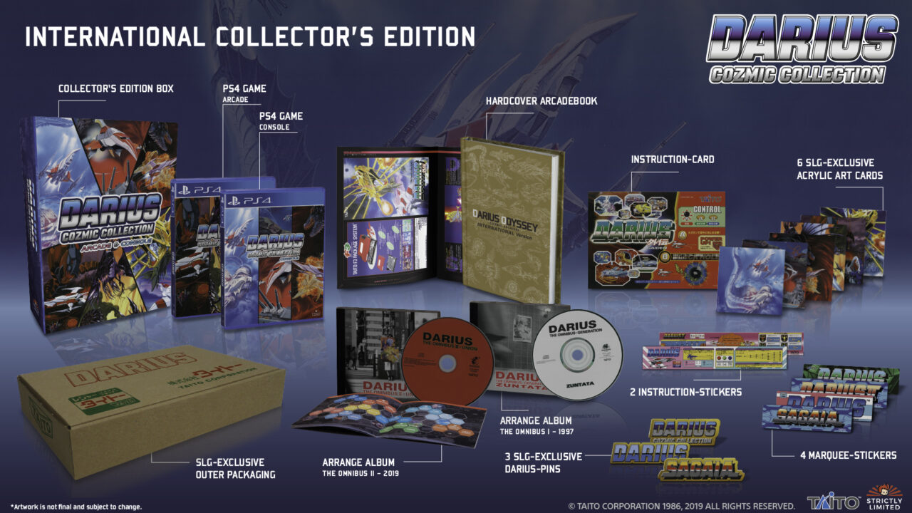 Darius Cozmic Collection PS4 and Switch limited print physical editions ...