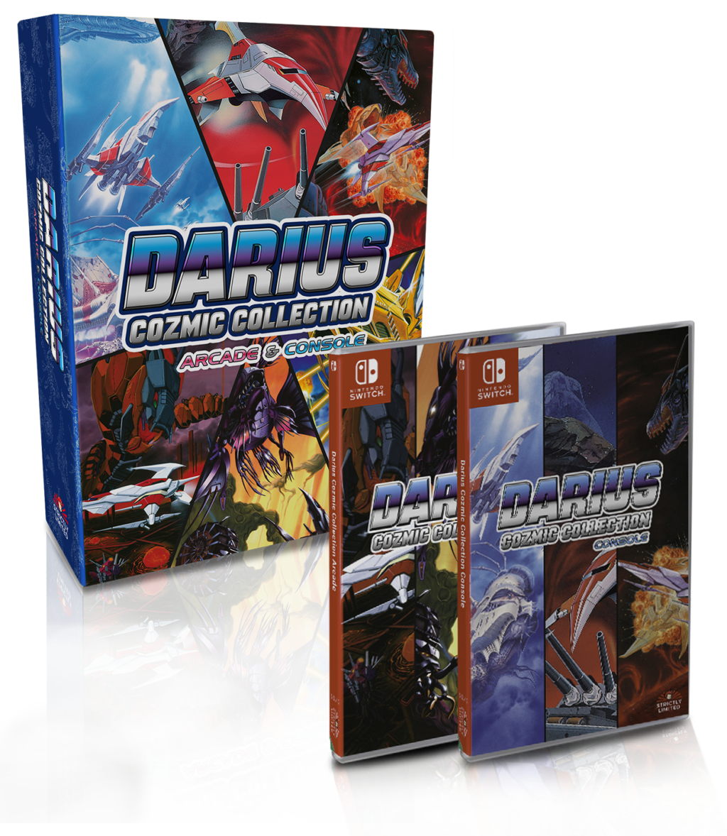 Darius Cozmic Collection PS4 and Switch limited print physical editions ...
