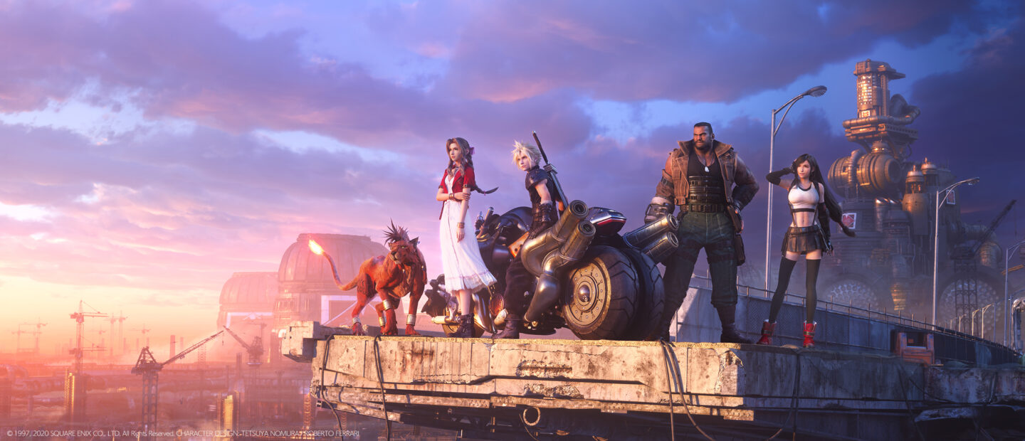 Final Fantasy VII Remake ‘Main Characters’ key visual - Gematsu