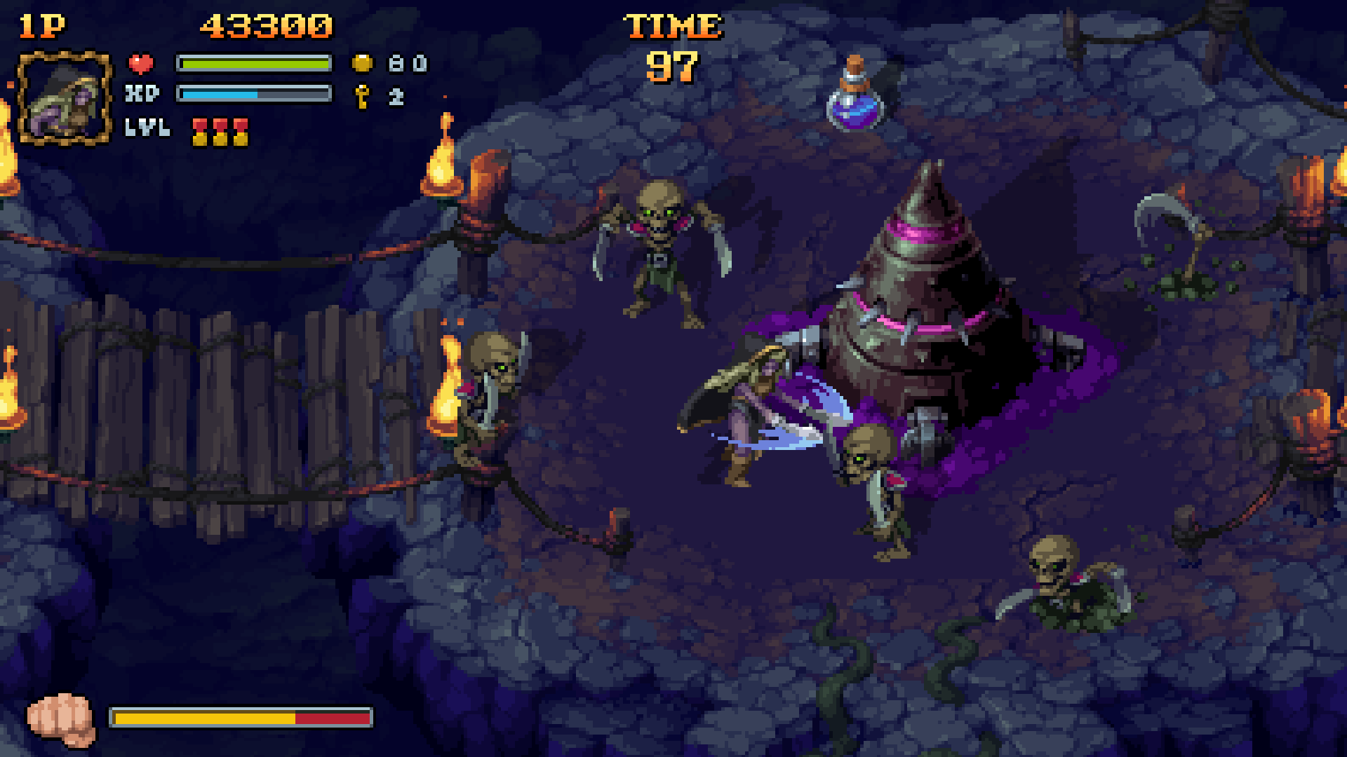 Pixel art arcade adventure game Battle Axe to be published by Numskull ...