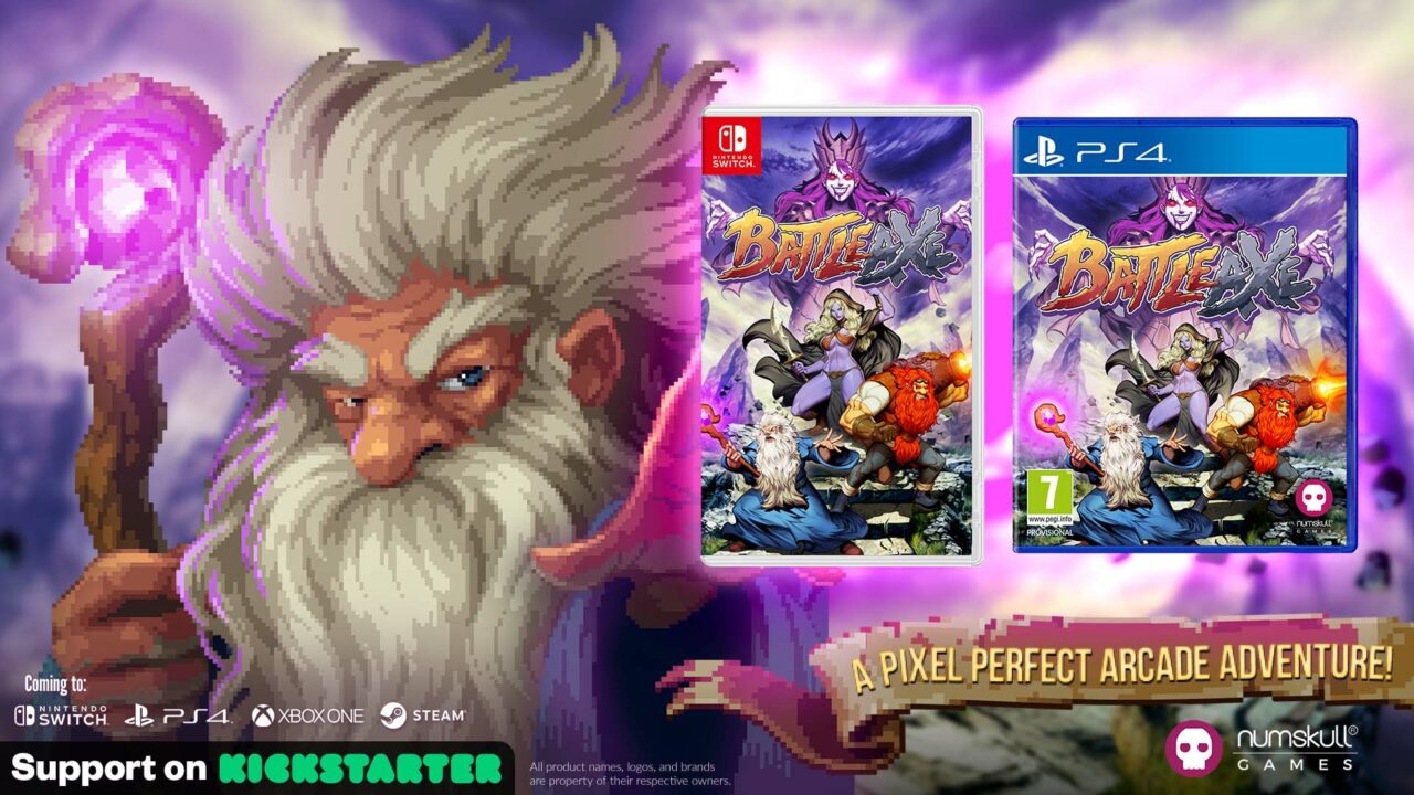 Pixel art arcade adventure game Battle Axe to be published by Numskull ...