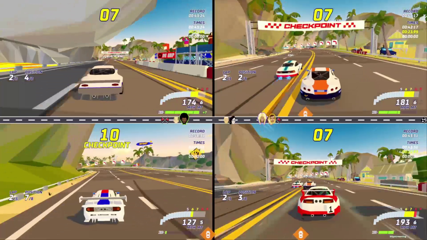 Retro-inspired racing game Hotshot Racing announced for PS4, Xbox One ...