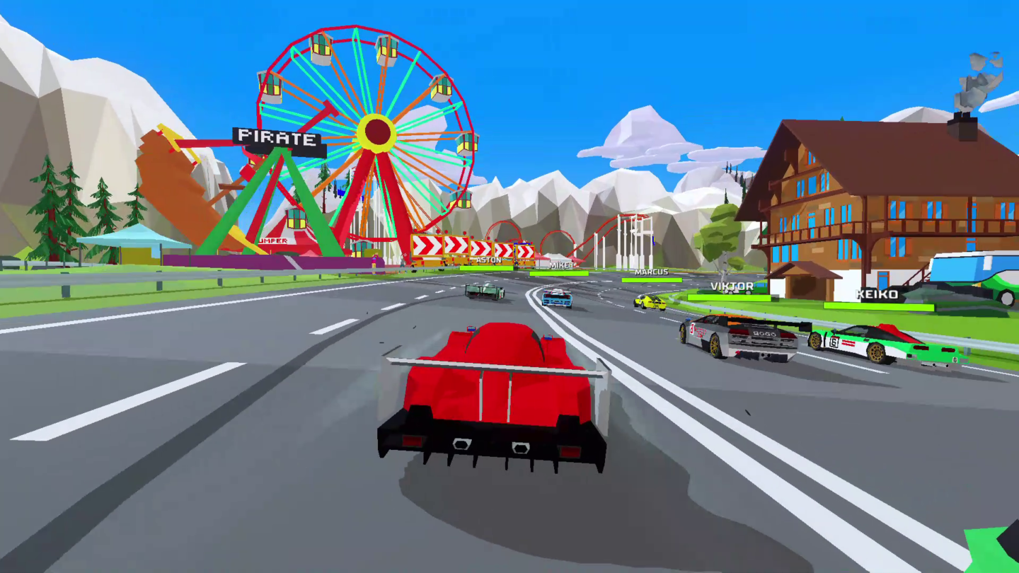 Retro-inspired racing game Hotshot Racing announced for PS4, Xbox One ...