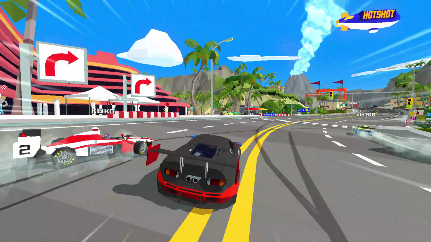 Retro-inspired racing game Hotshot Racing announced for PS4, Xbox One ...