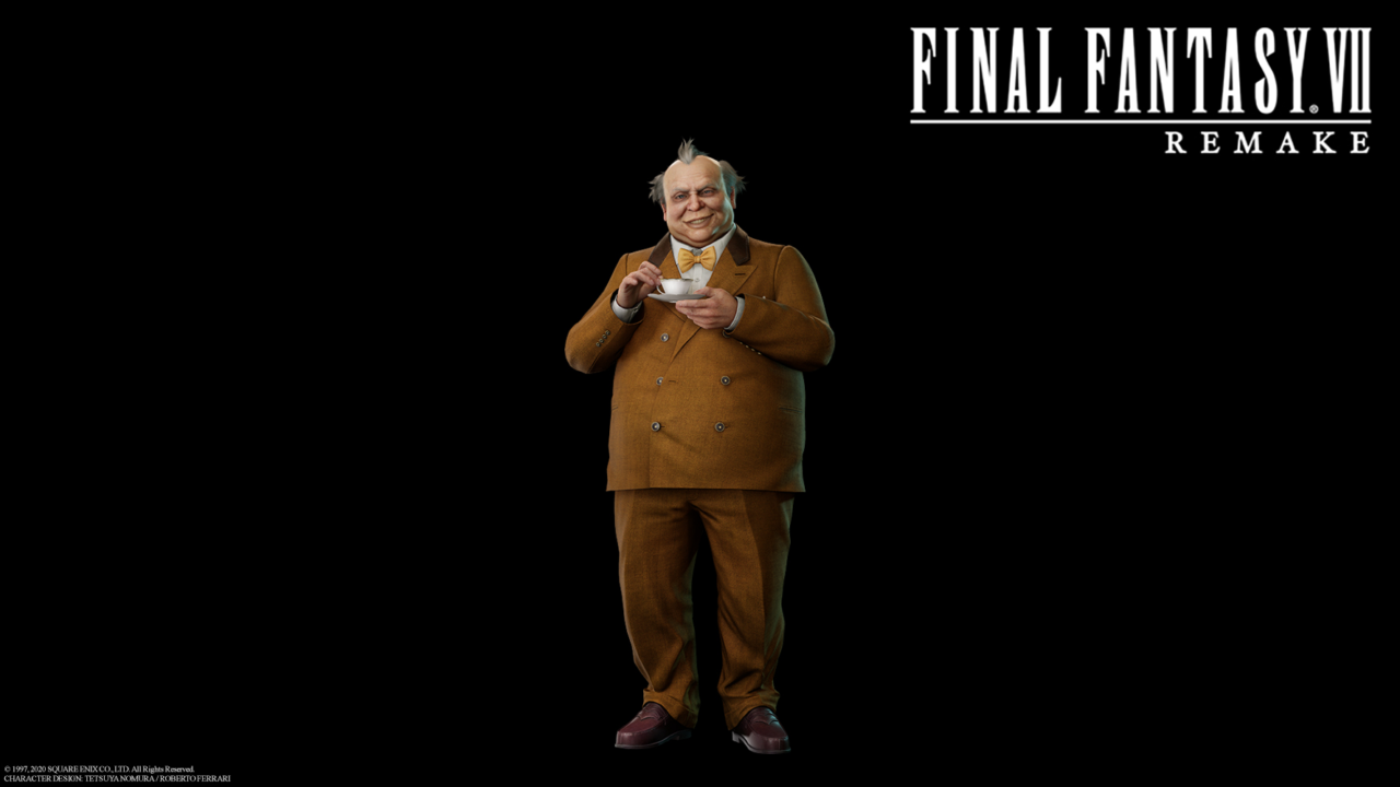 Final Fantasy VII Remake details Rufus Shinra, Palmer, Reeve Tuesti ...