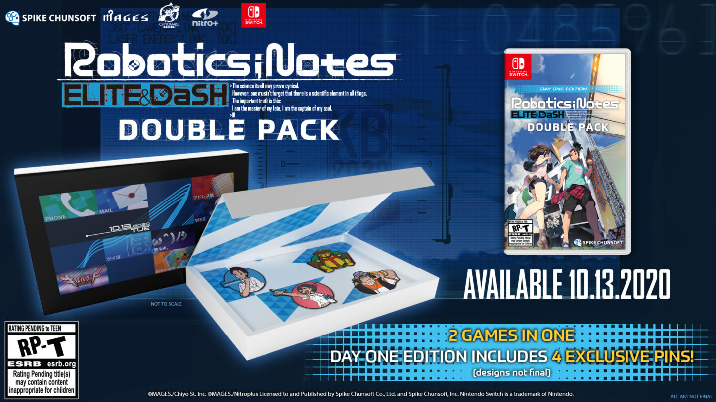 Robotics;Notes Elite & DaSH Double Pack launches October 13 in North ...