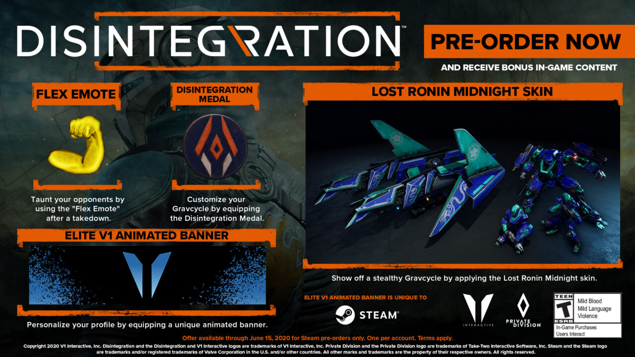 Disintegration launches June 16 - Gematsu