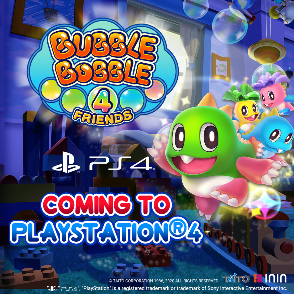 Bubble Bobble 4 Friends coming to PS4 this winter - Gematsu
