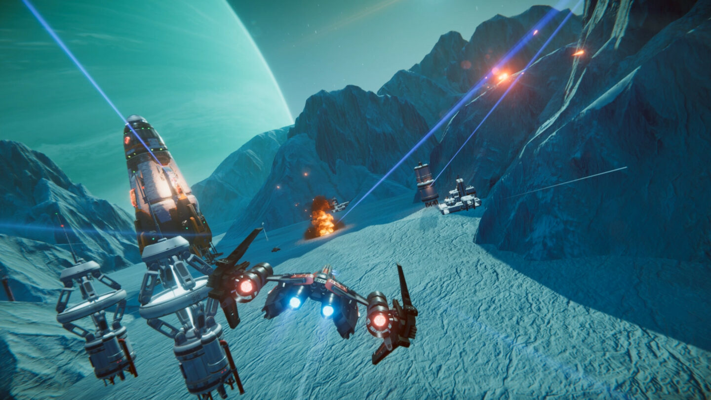 Space dogfighter D.E.E.P.: Battle of Jove announced for PC - Gematsu