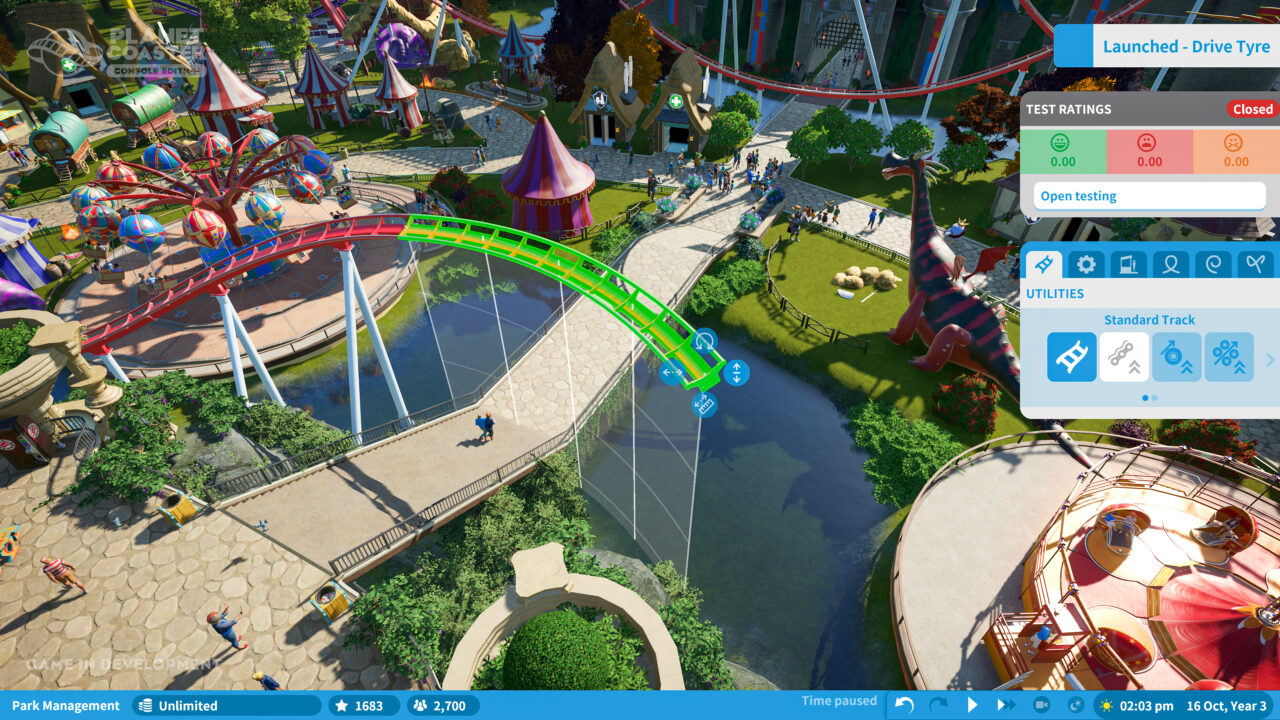 Planet Coaster: Console Edition gameplay trailer - Gematsu