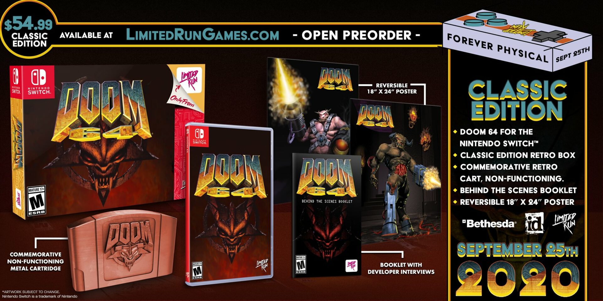 DOOM 64 PS4 and Switch limited print physical editions announced - Gematsu